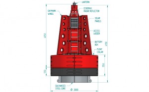 3000 Class 2 Plastic Navigation Buoy MK2 - Corilla Marine